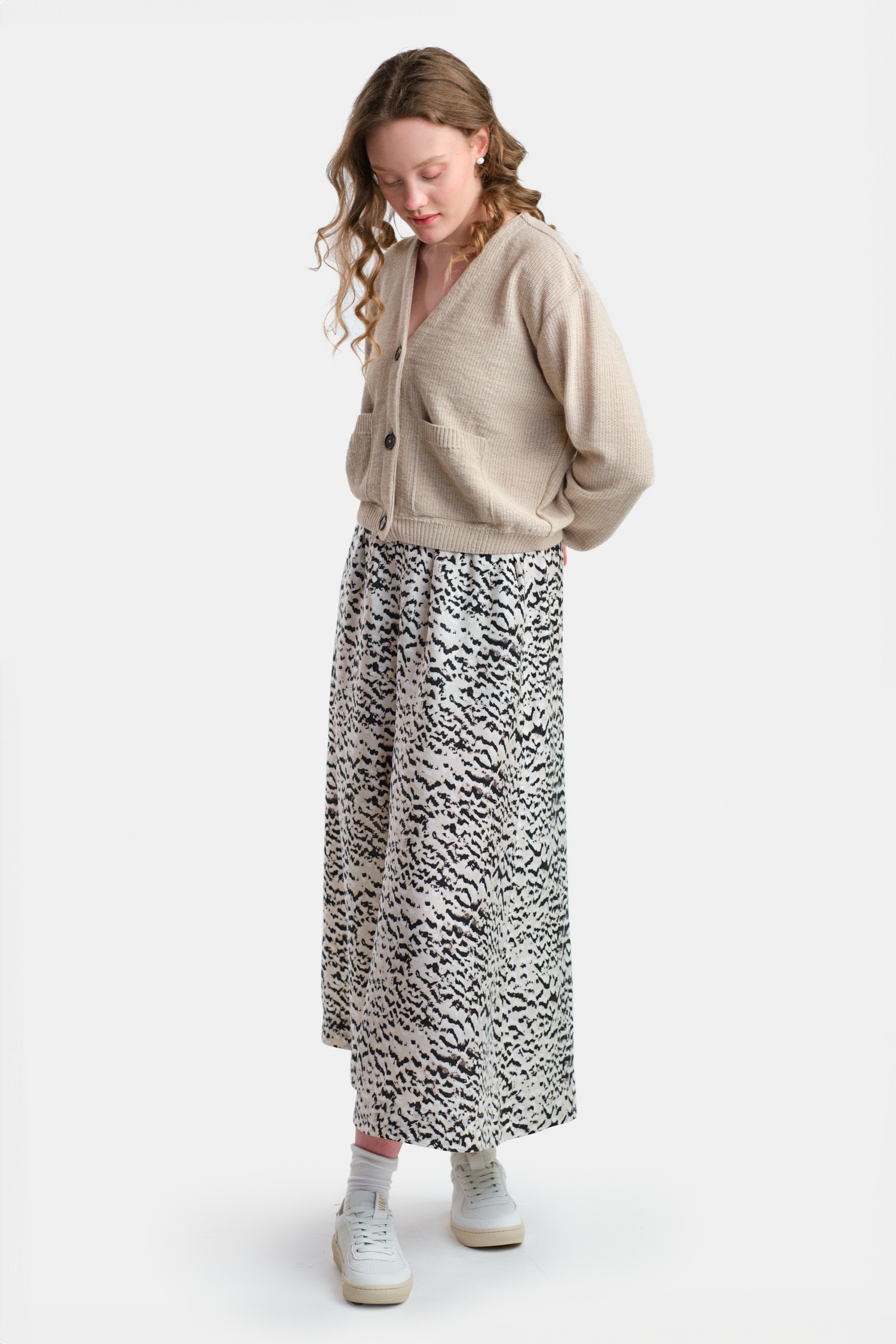 Petiole-neuletakki, beige | Alpa.fi