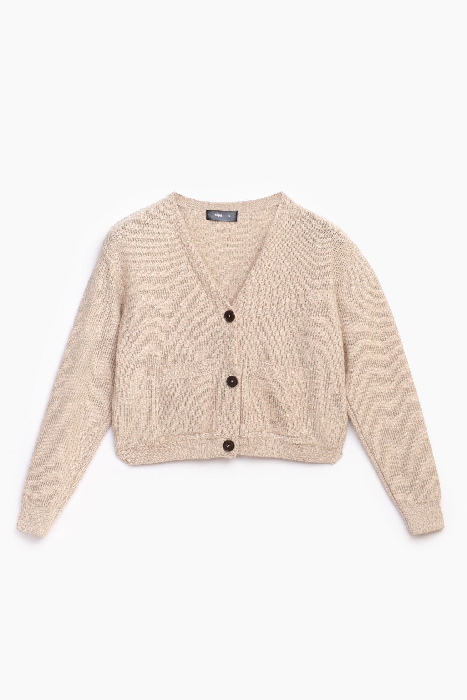 Petiole-neuletakki, beige | Alpa.fi